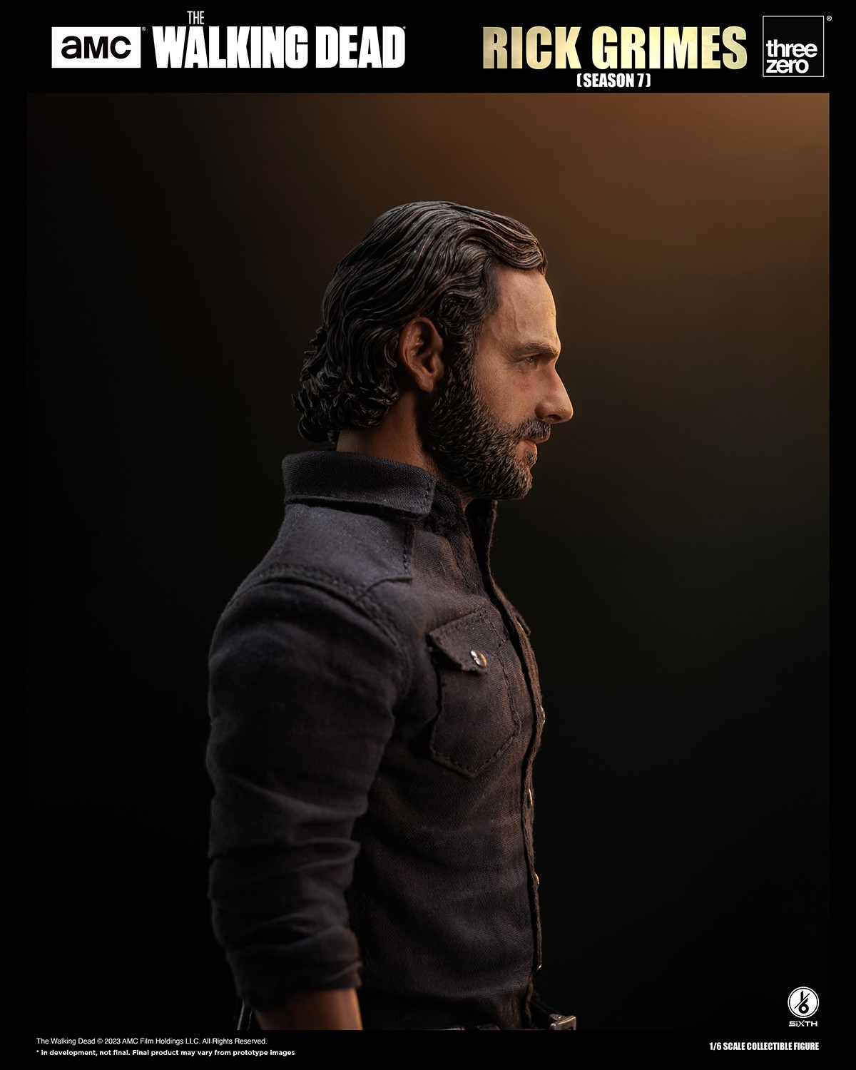 Rick Grimes Season 7 Sixth Scale Collectible Figure by Threezero | Sideshow Collectibles