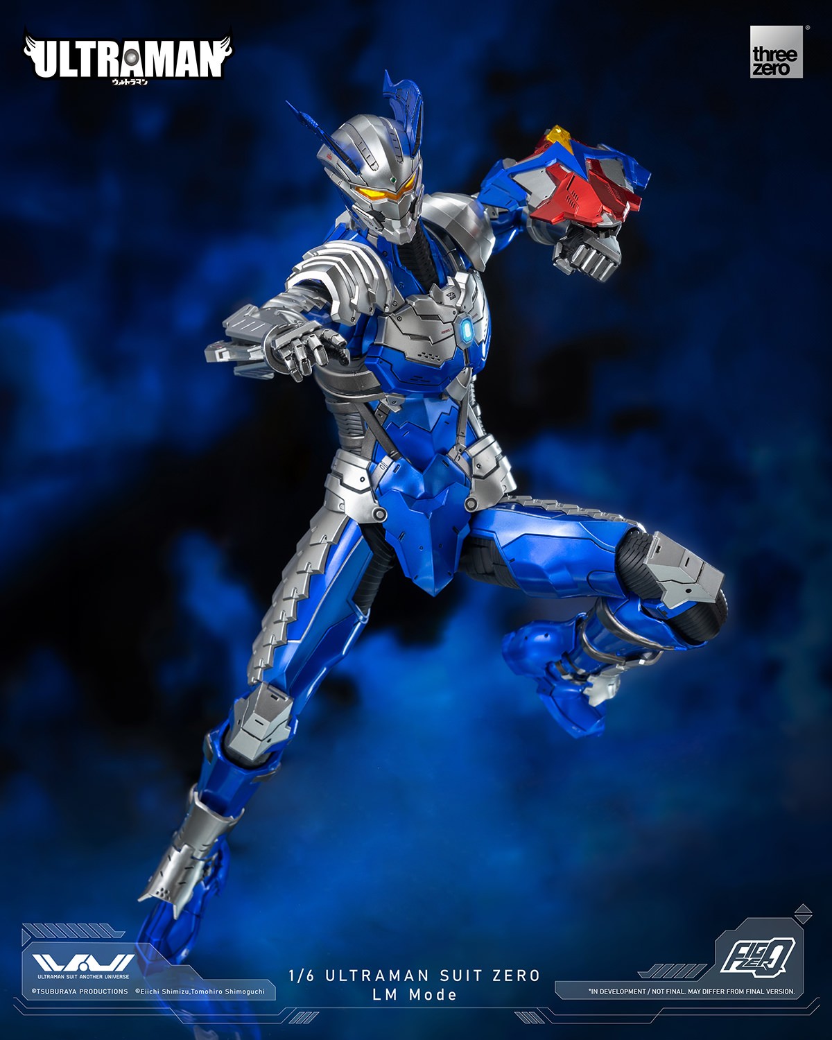Ultraman Suit Zero (LM Mode) Sixth Scale Figure by Threezero | Sideshow ...