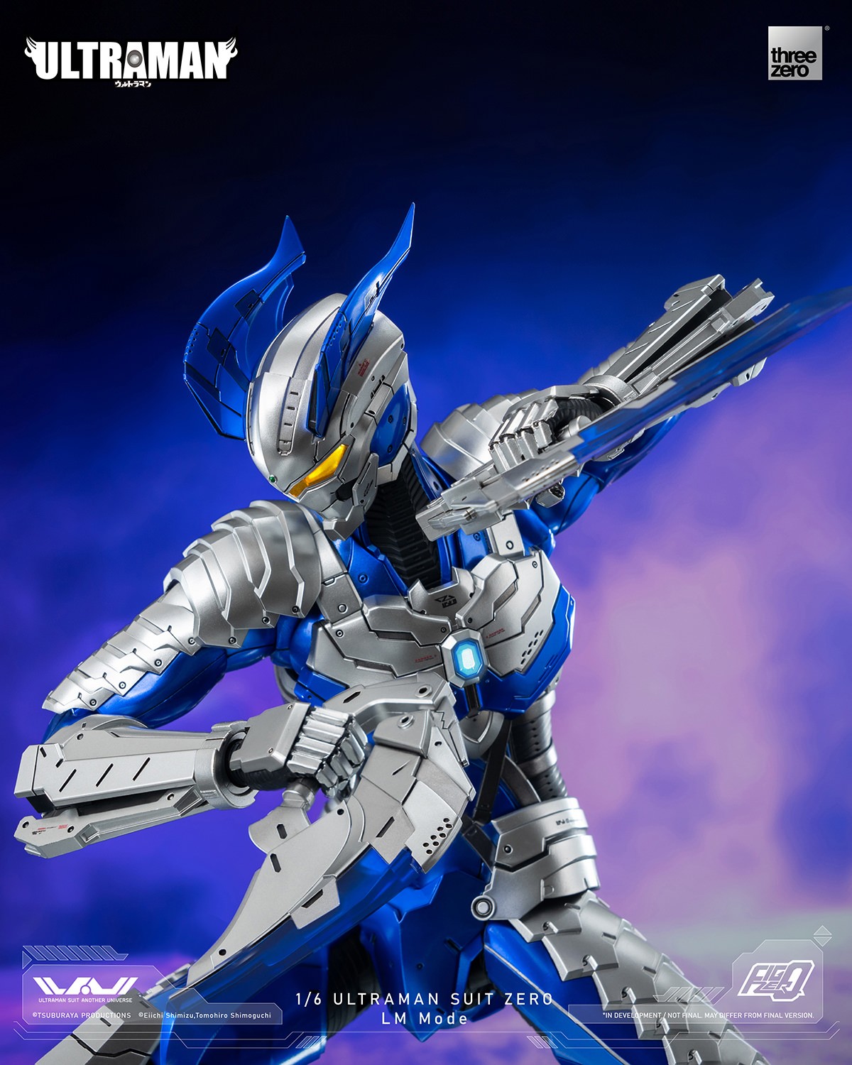 Ultraman Suit Zero (LM Mode) Sixth Scale Figure by Threezero | Sideshow ...