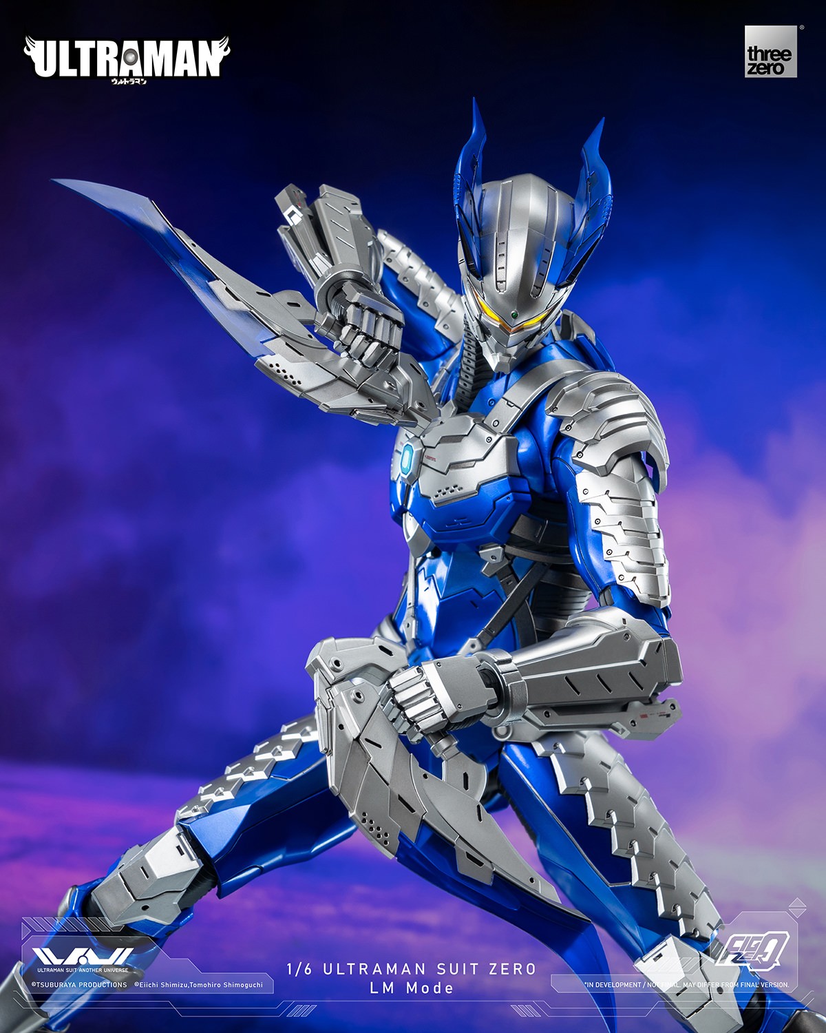 Ultraman Suit Zero (LM Mode) Sixth Scale Figure by Threezero | Sideshow ...