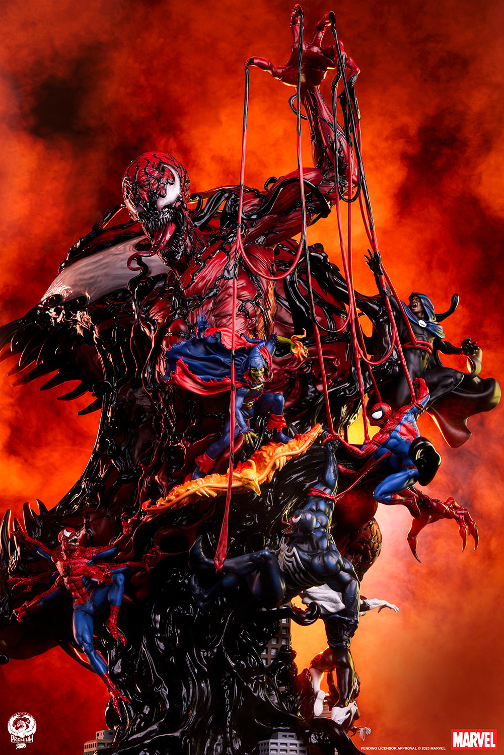 Maximum Carnage Fine Art Collectible Bust by PCS | Sideshow Collectibles