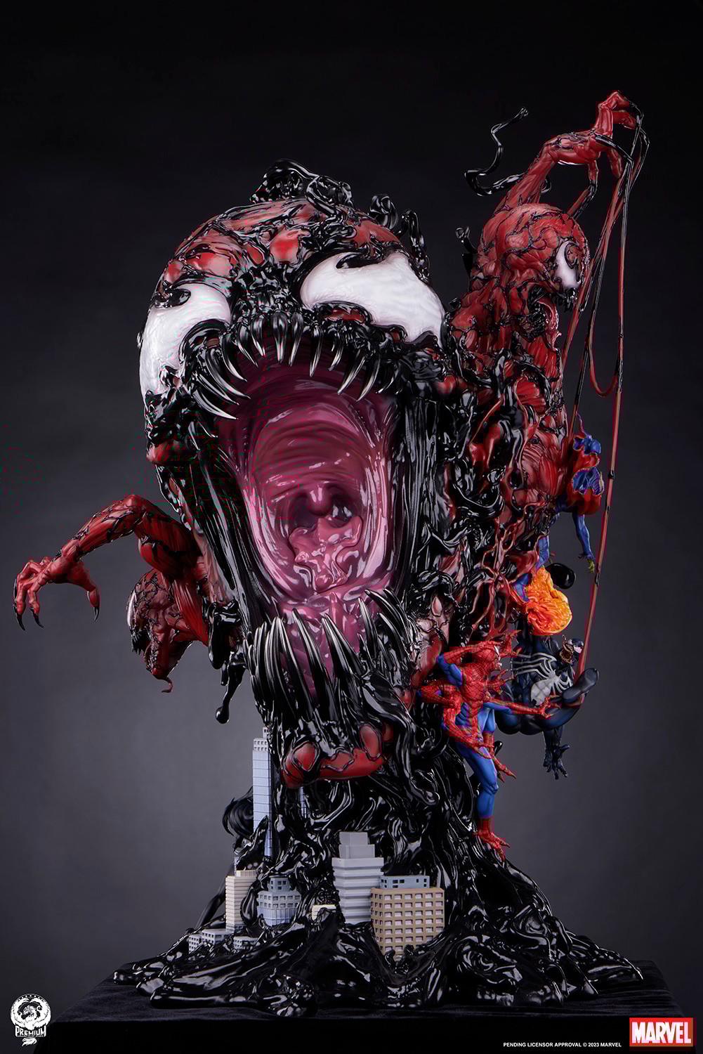 Maximum Carnage Fine Art Collectible Bust by PCS | Sideshow Collectibles