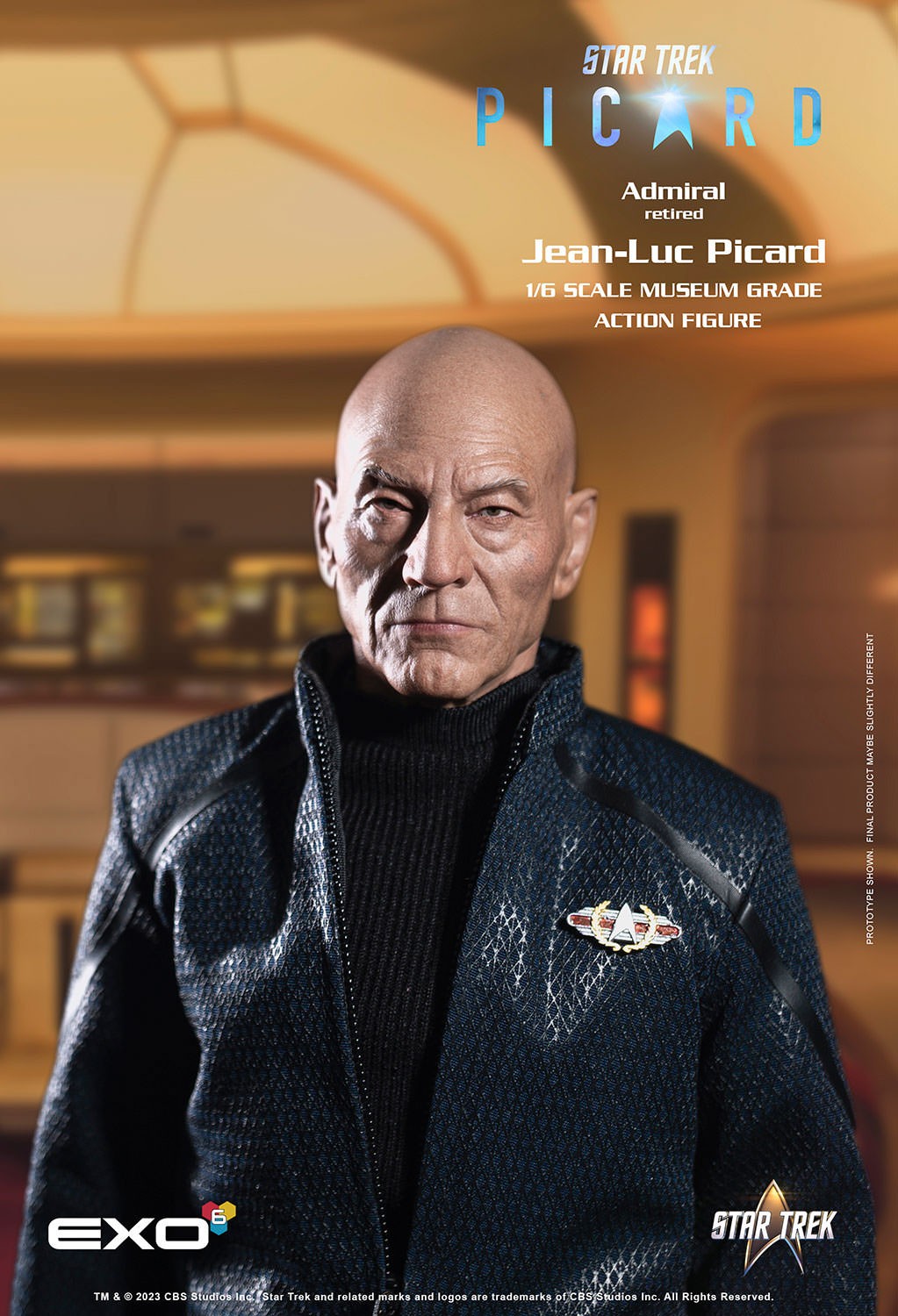 Jean-Luc Picard Sixth Scale Figure by EXO-6 | Sideshow Collectibles