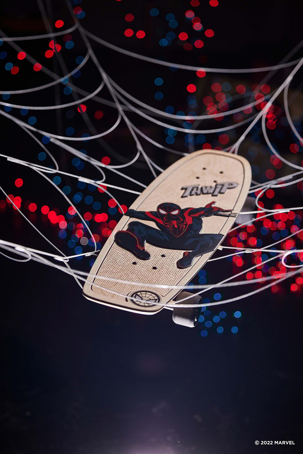 The Miles Morales Skateboard Deck by Bear Walker | Sideshow Collectibles