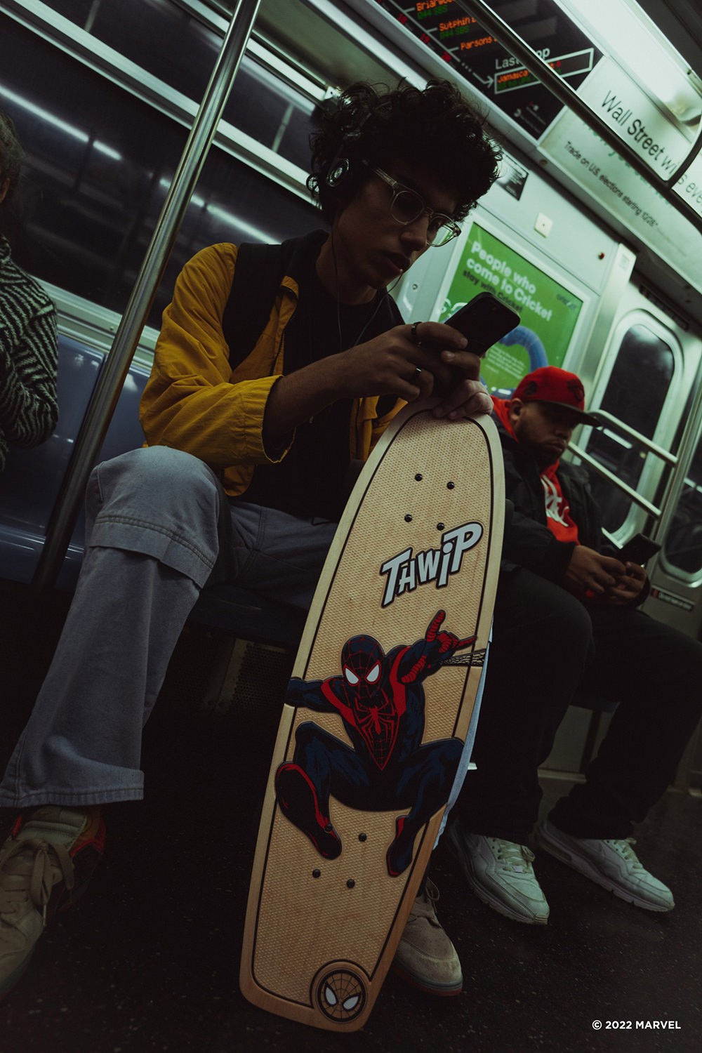 The Miles Morales Skateboard Deck by Bear Walker | Sideshow Collectibles