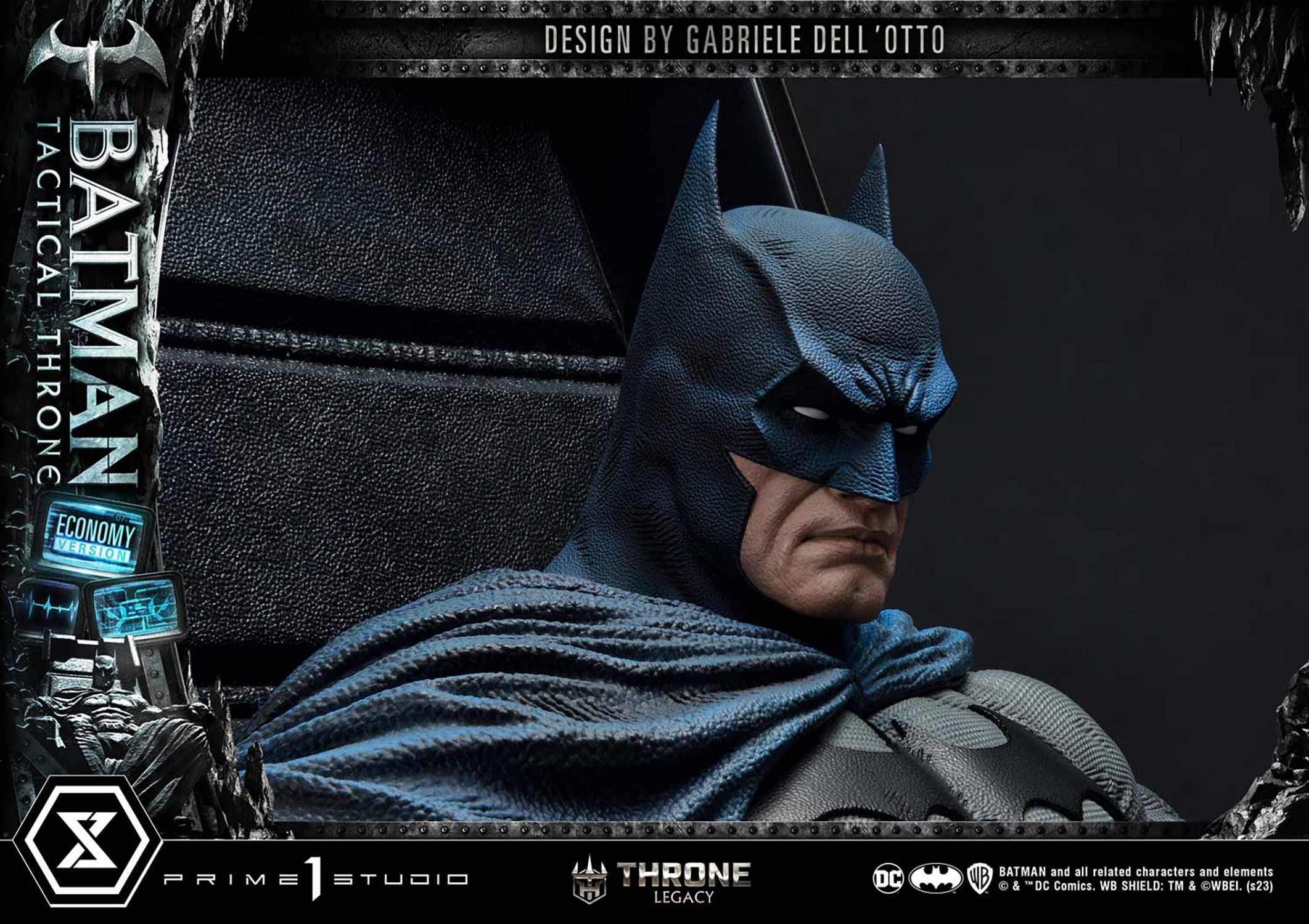 Batman Tactical Throne (Economy Version) Quarter Scale Statue by Prime ...