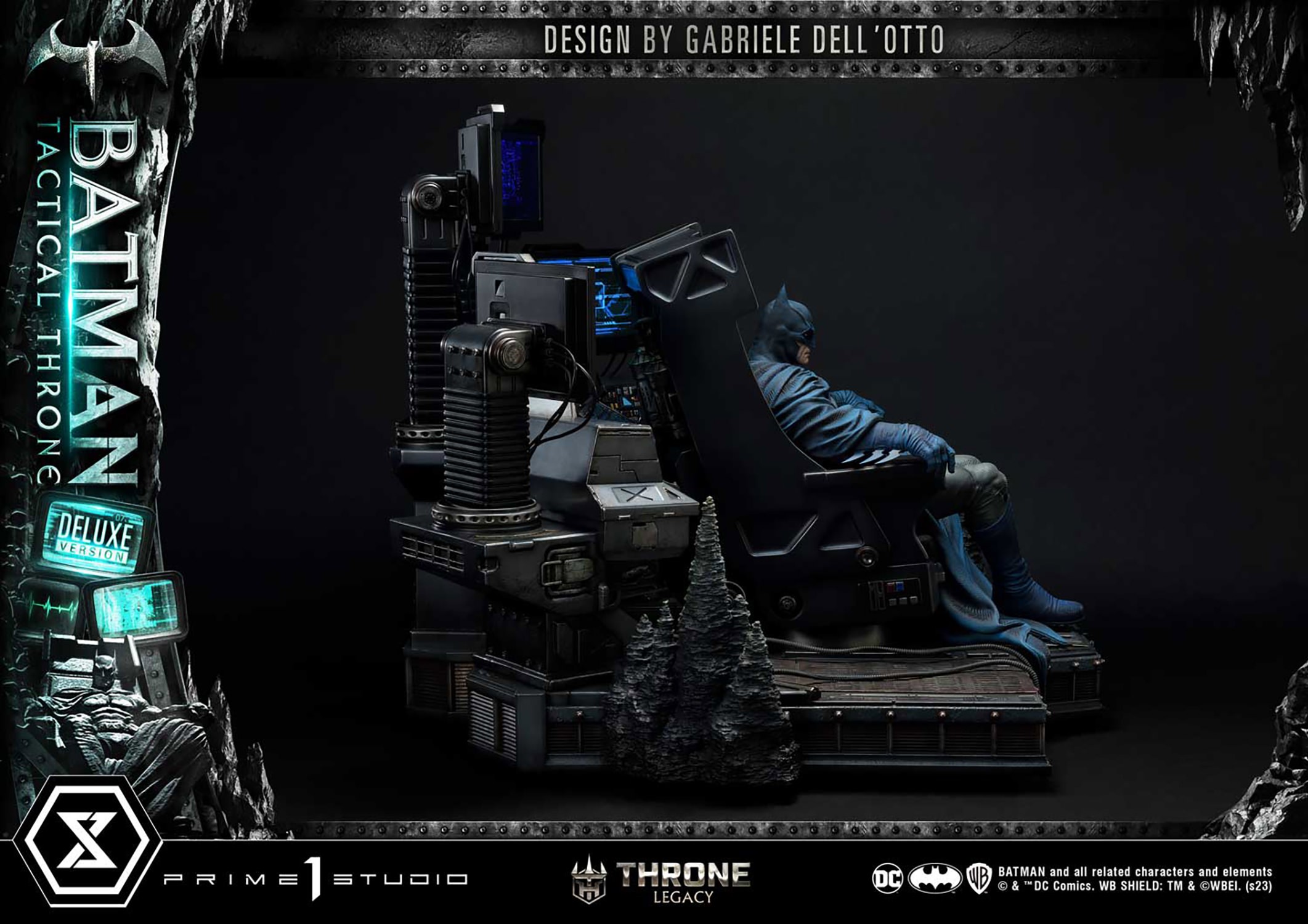 Batman Tactical Throne (Economy Version) Quarter Scale Statue by Prime ...