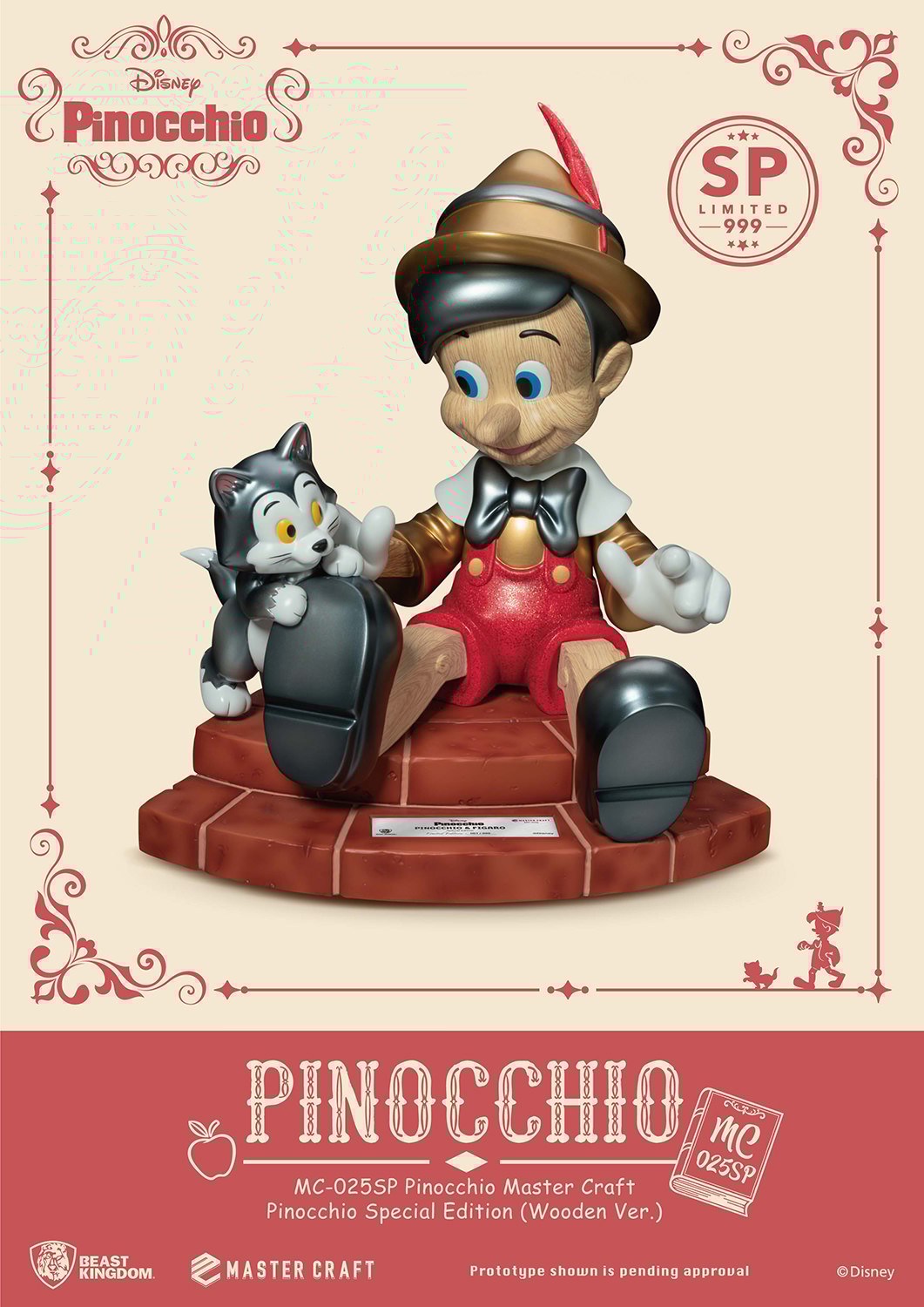 Pinocchio Special Edition (Wooden Version) Statue by Beast Kingdom ...