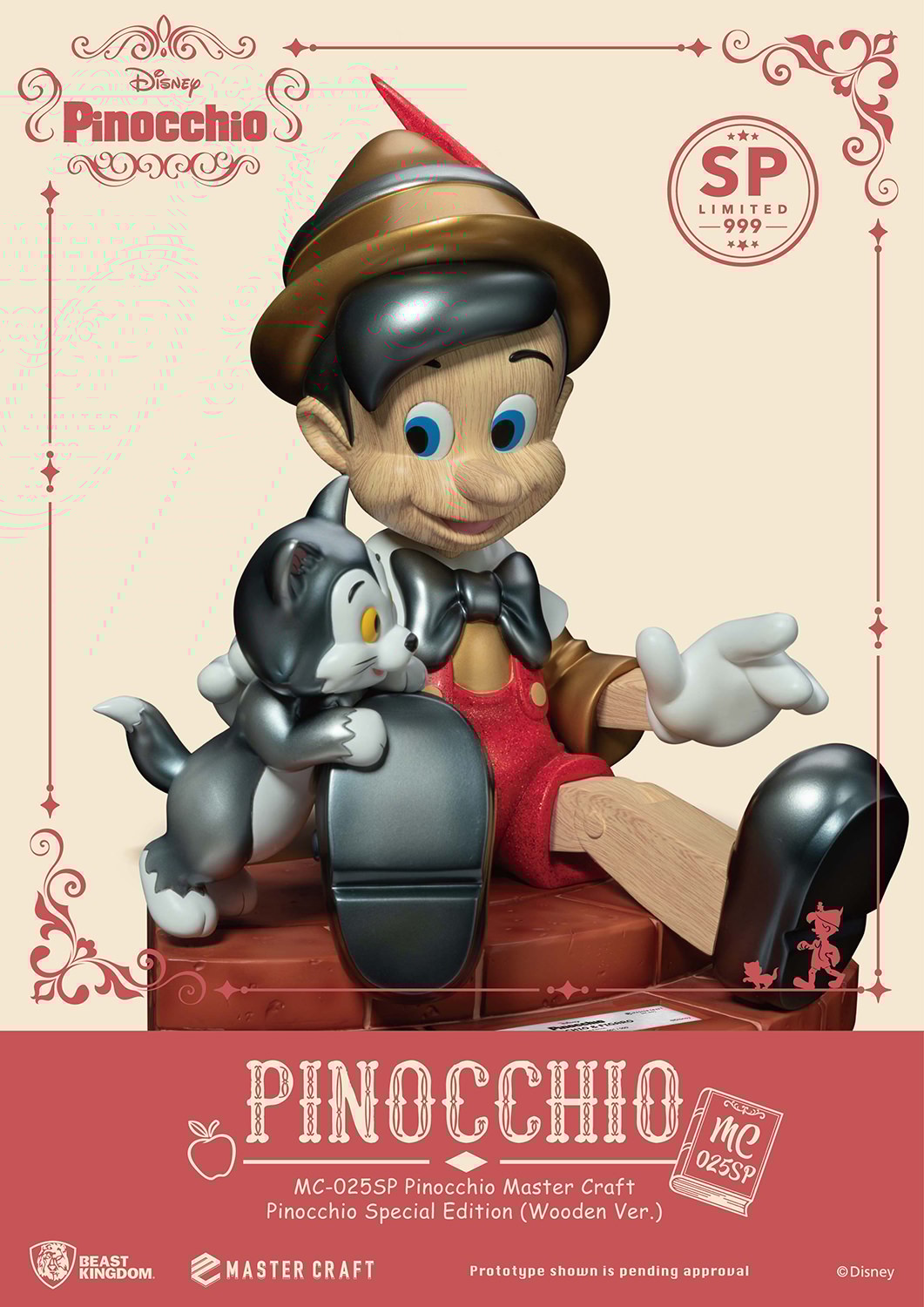 Pinocchio Special Edition (Wooden Version) Statue by Beast Kingdom ...