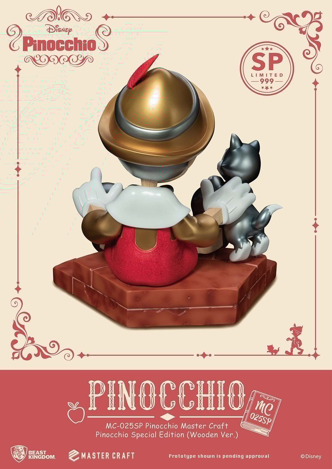 Pinocchio Special Edition (Wooden Version) Statue by Beast Kingdom ...