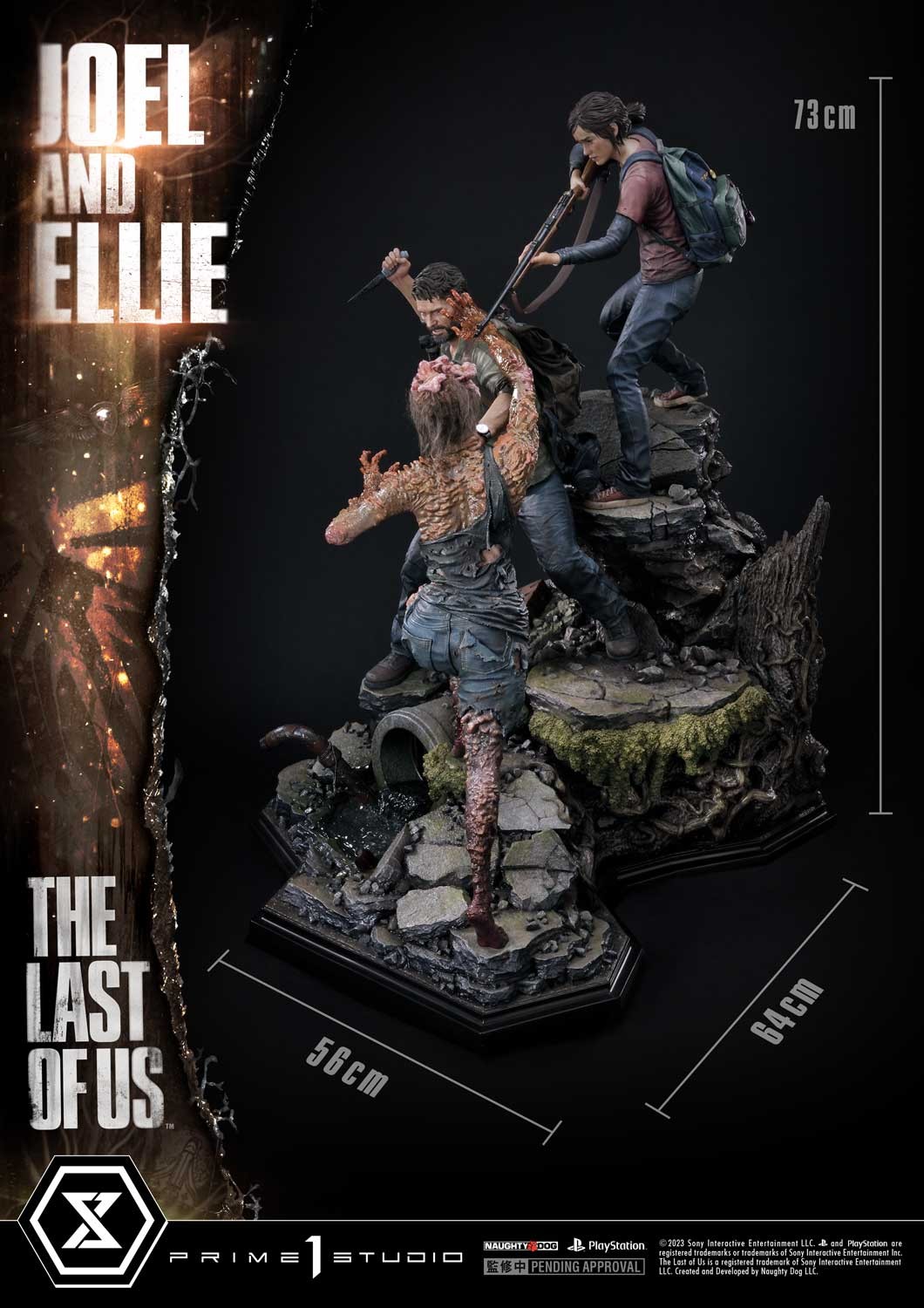 Joel & Ellie Quarter Scale Statue by Prime 1 Studio | Sideshow Collectibles