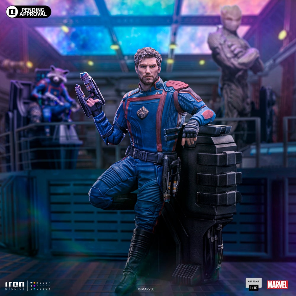 The Star-Lord 1:10 Art Scale Statue by Iron Studios | Sideshow Collectibles
