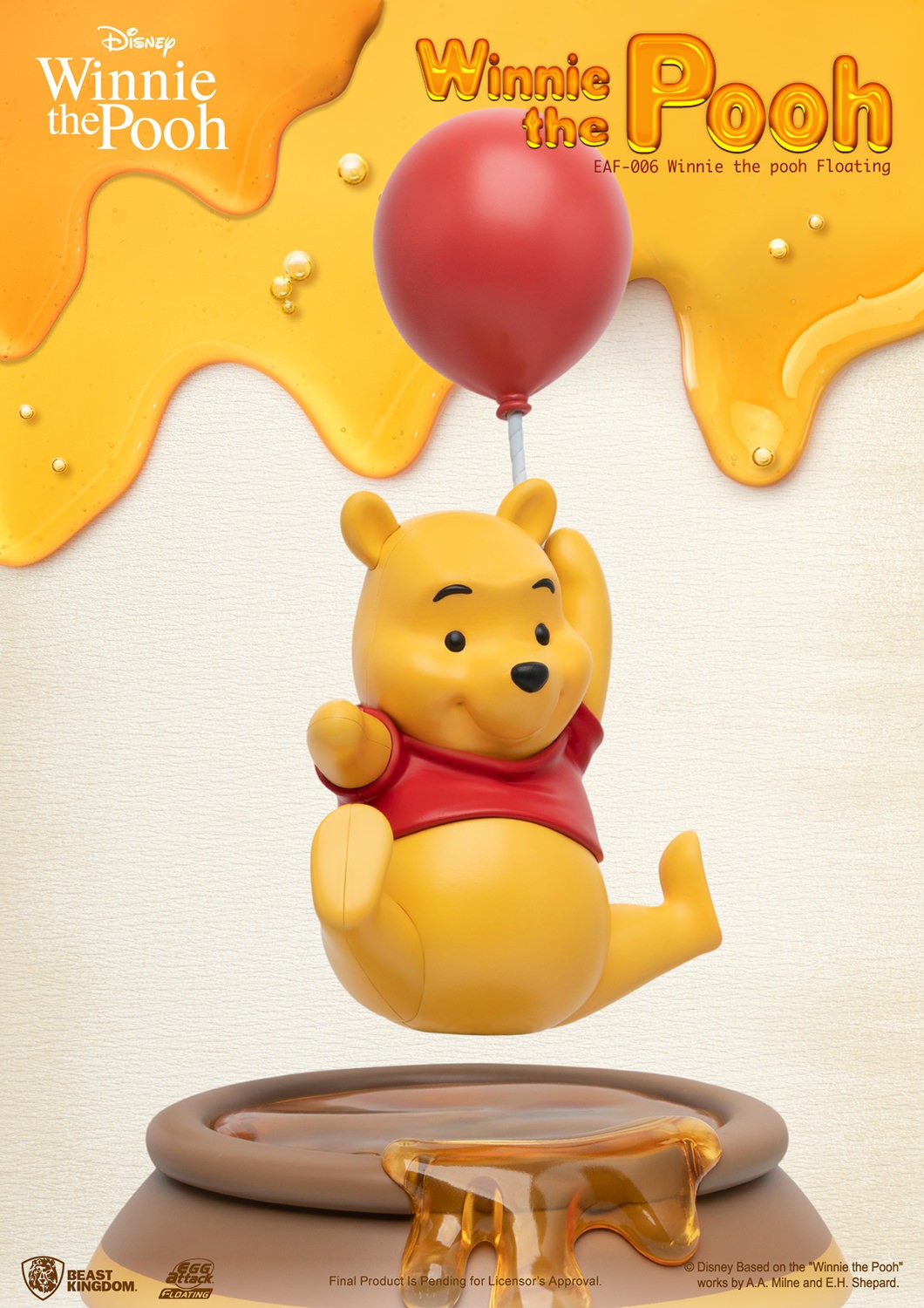 Winnie the Pooh Floating Collectible Figure by Beast Kingdom | Sideshow ...