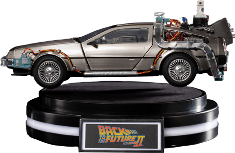 DeLorean Floating Statue by Beast Kingdom | Sideshow Collectibles