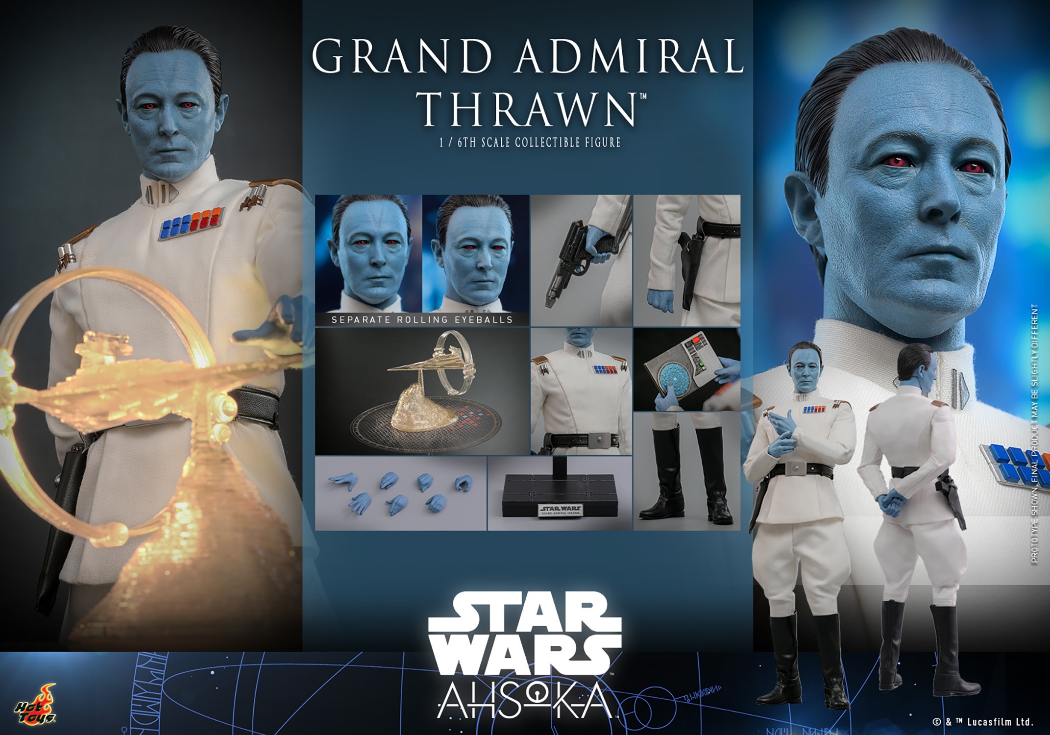Grand Admiral Thrawn™ Sixth Scale Figure by Hot Toys | Sideshow ...