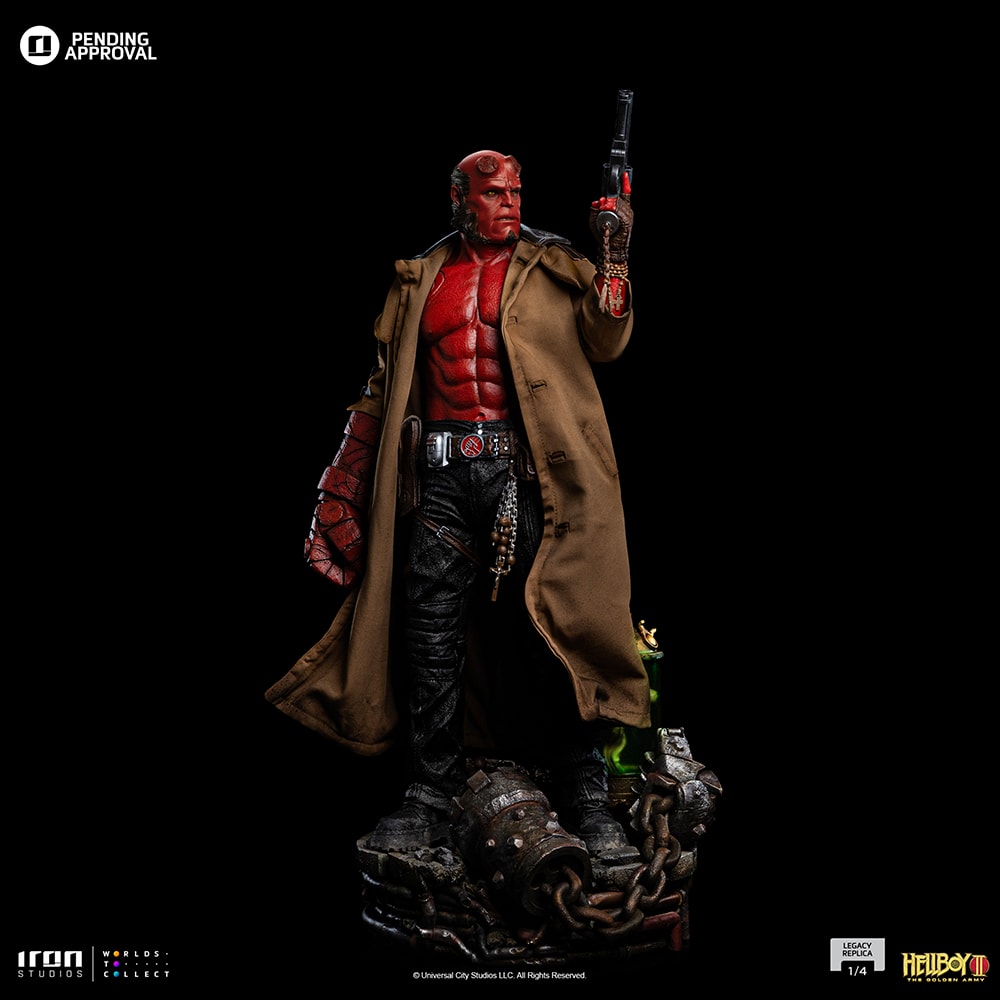 Hellboy 1:4 Legacy Replica Series Statue by Iron Studios | Sideshow Collectibles