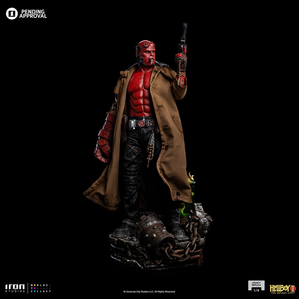 Hellboy 1:4 Legacy Replica Series Statue by Iron Studios | Sideshow ...