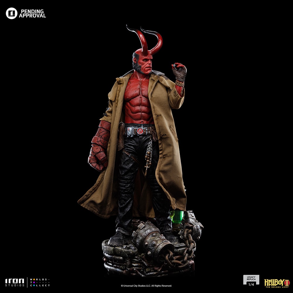 Hellboy 1:4 Legacy Replica Series Statue by Iron Studios | Sideshow ...