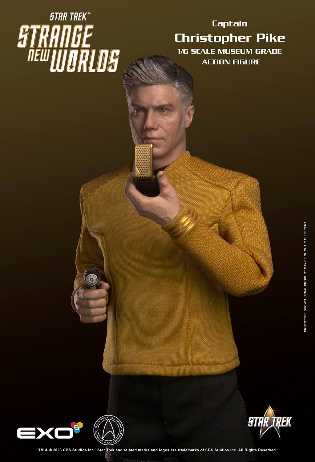 Captain Christopher Pike Sixth Scale Figure by EXO-6 | Sideshow ...