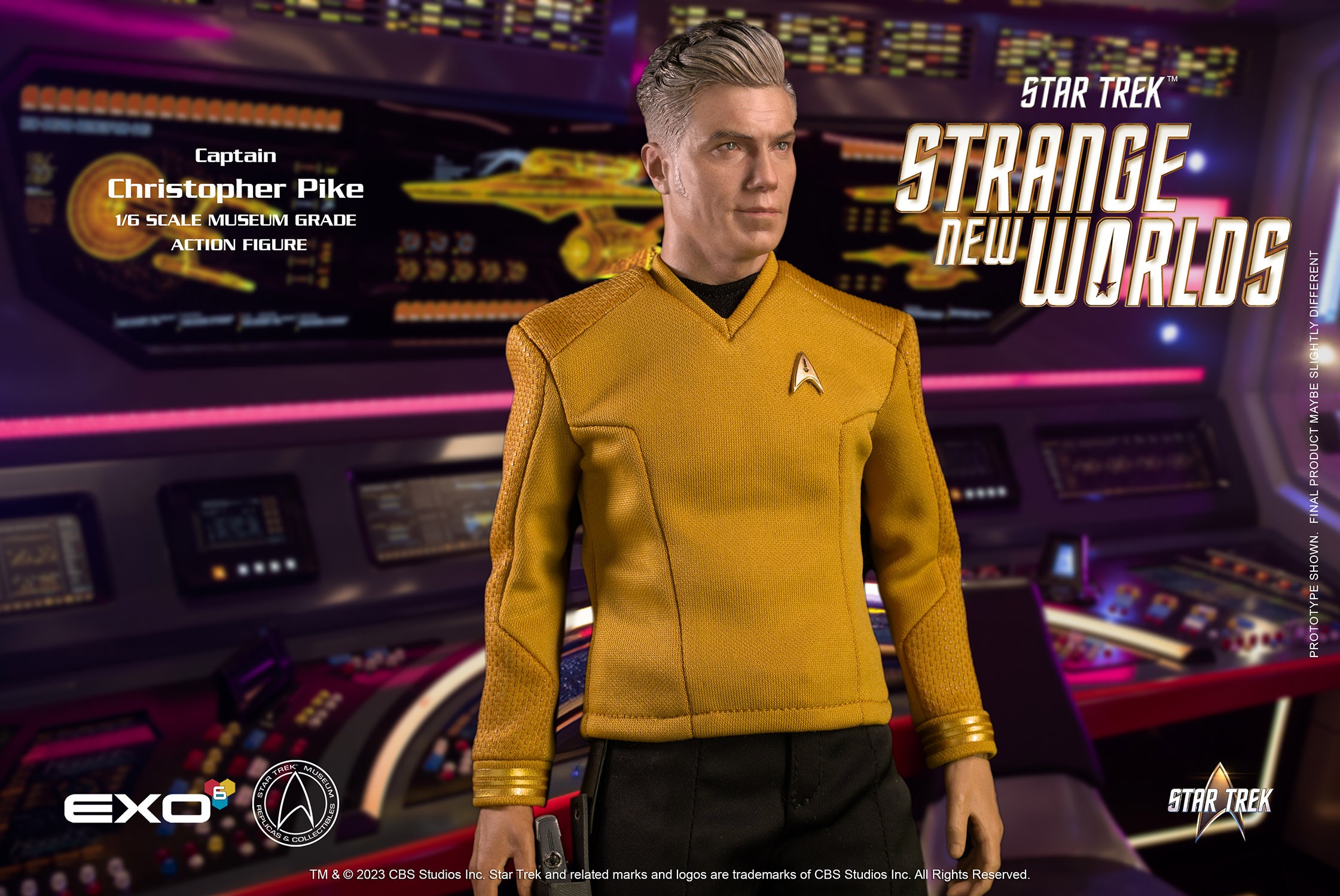 Captain Christopher Pike Sixth Scale Figure by EXO-6 | Sideshow ...