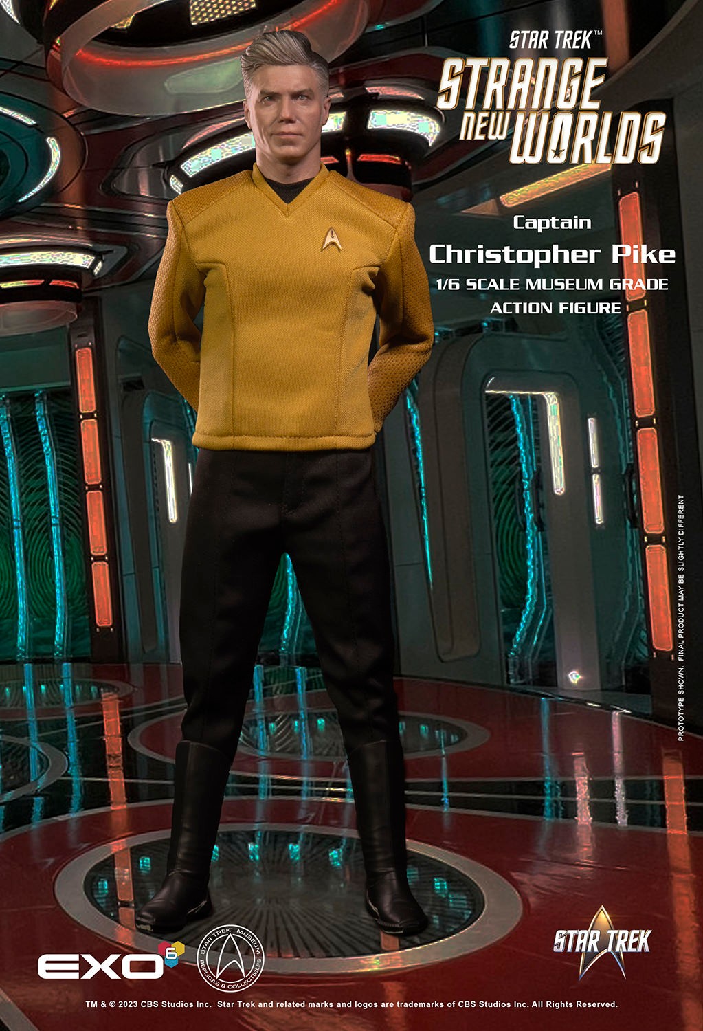 Captain Christopher Pike Sixth Scale Figure by EXO-6 | Sideshow ...