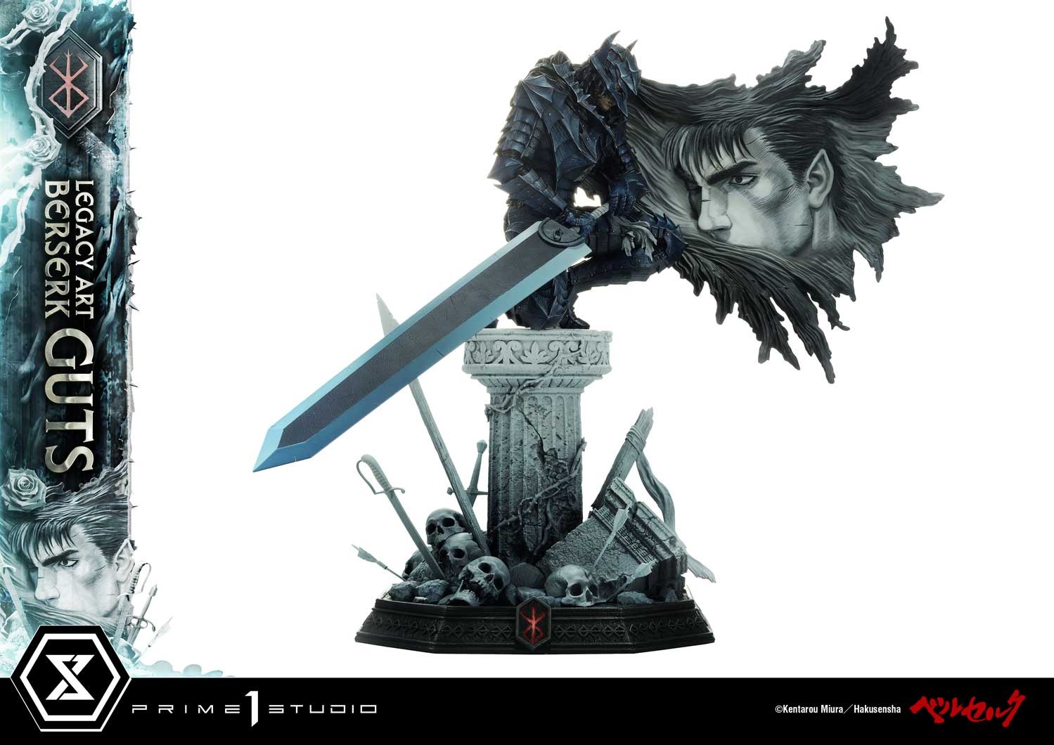 Berserk Legacy Art - Kentaro Miura - Guts Statues by Prime 1 Studio ...
