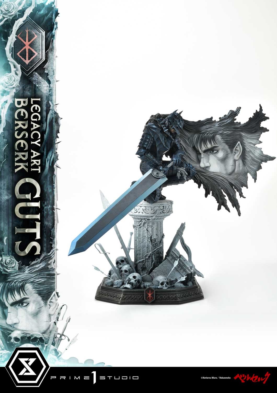 Berserk Legacy Art - Kentaro Miura - Guts Statues by Prime 1 Studio ...