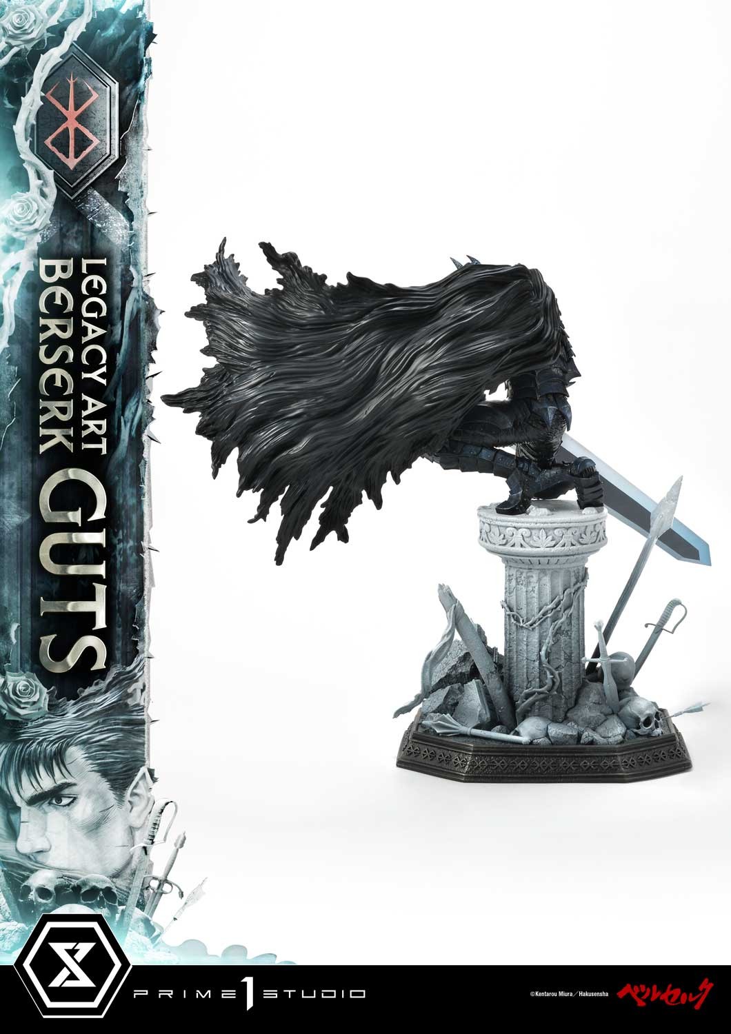 Berserk Legacy Art - Kentaro Miura - Guts Statues by Prime 1 Studio ...