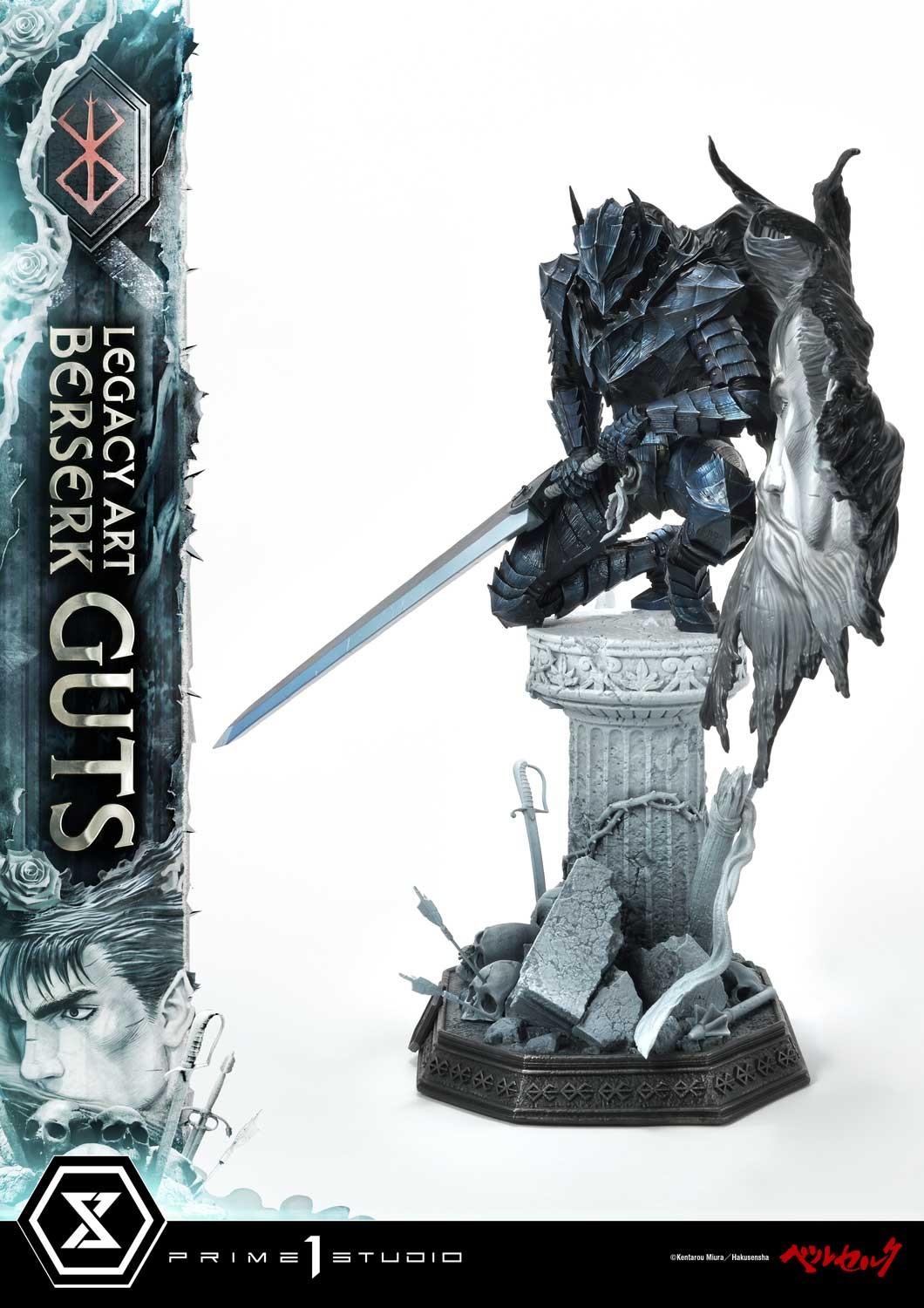 Berserk Legacy Art - Kentaro Miura - Guts Statues by Prime 1 Studio ...