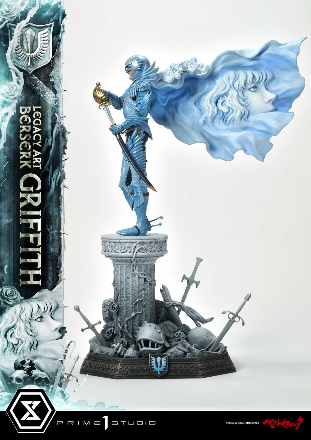 Berserk Legacy Art - Kentaro Miura - Griffith Statues by Prime 1 Studio ...