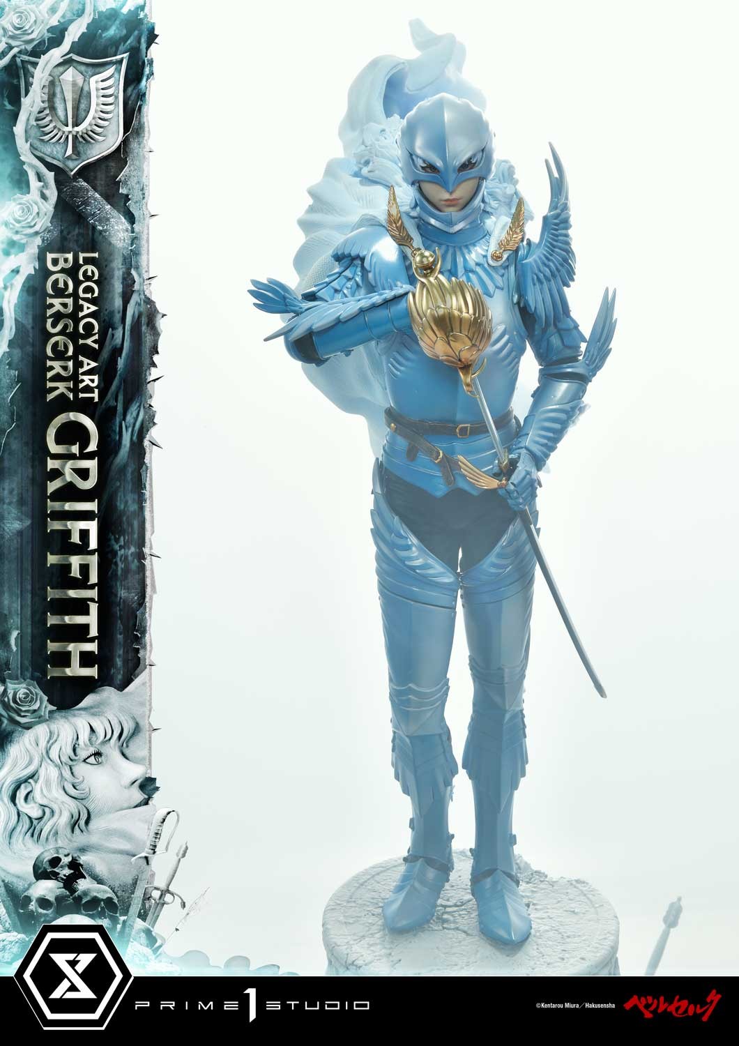 Berserk Legacy Art - Kentaro Miura - Griffith Statues by Prime 1 Studio ...
