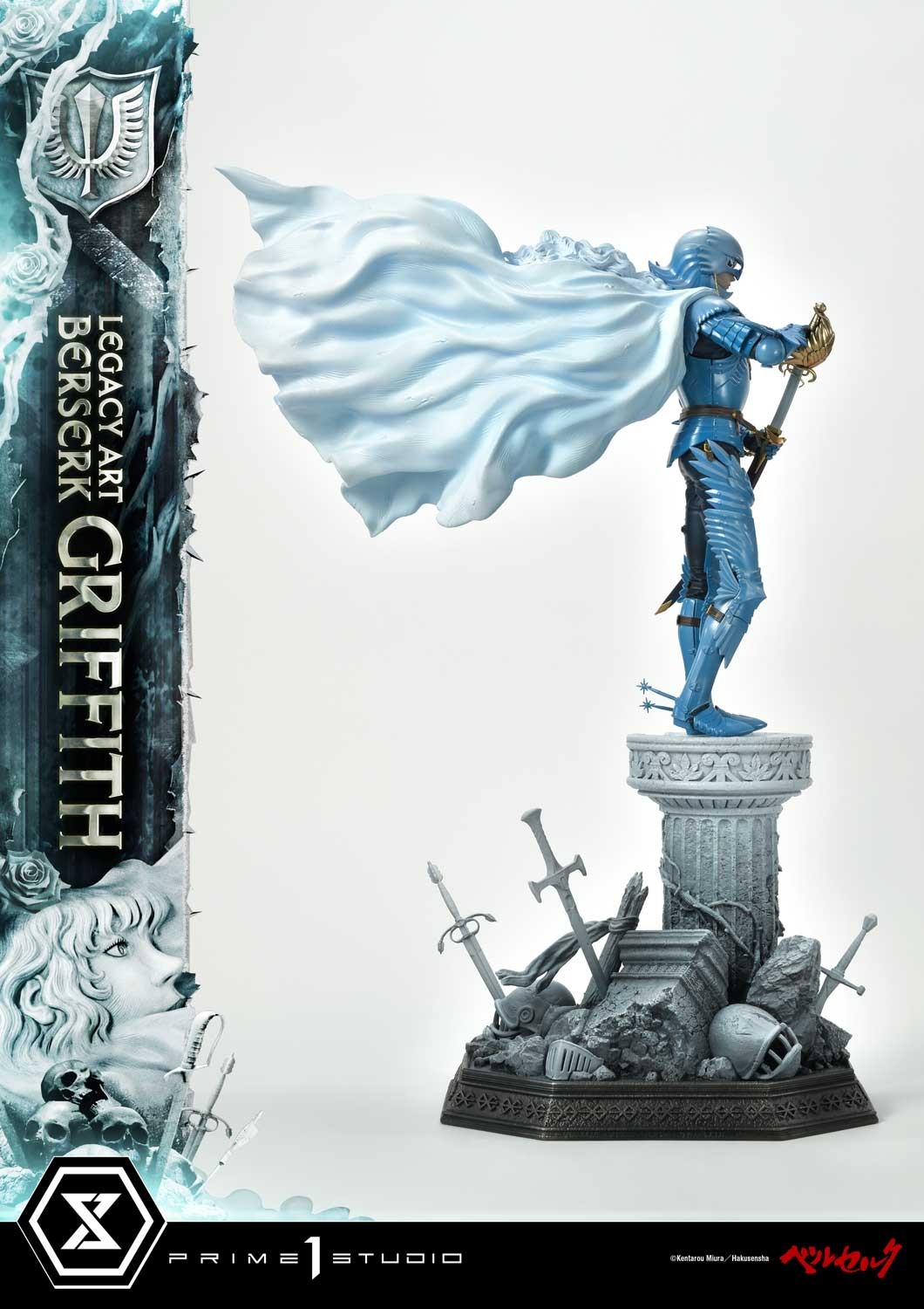 Berserk Legacy Art - Kentaro Miura - Griffith Statues by Prime 1 Studio ...