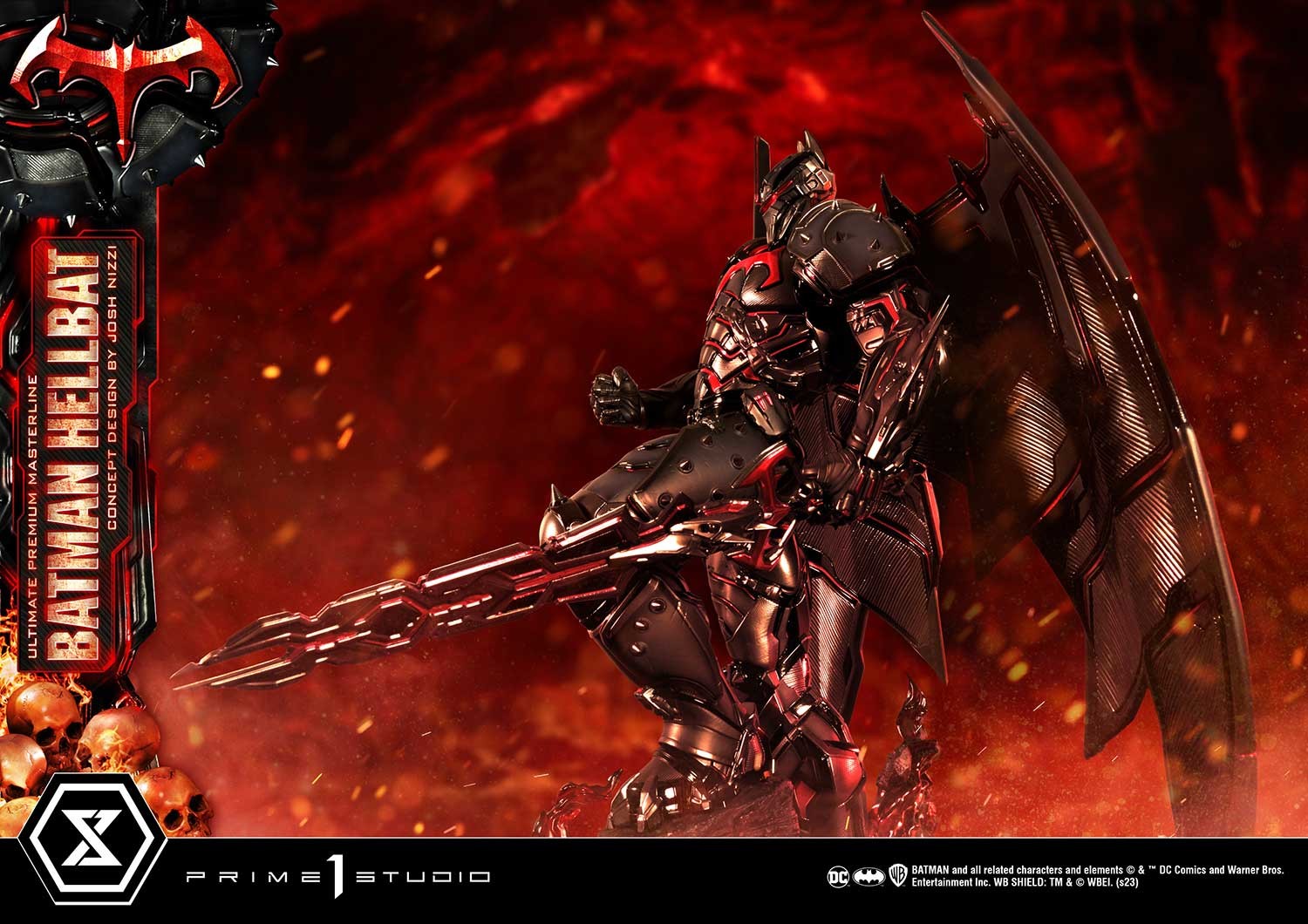 Batman Hellbat (Deluxe Bonus Version) Quarter Scale Statue by Prime 1 ...
