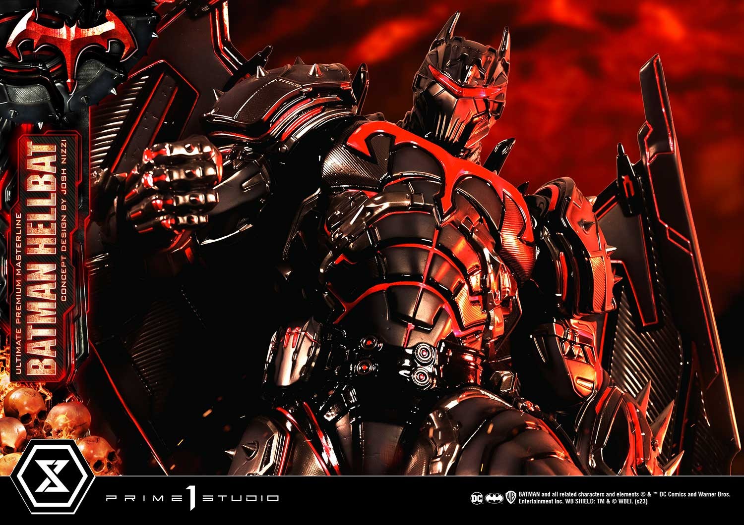 Batman Hellbat (Deluxe Bonus Version) Quarter Scale Statue by Prime 1 ...