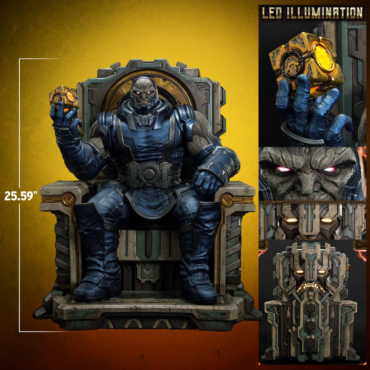 Darkseid on Throne Quarter Scale Statue by Prime 1 Studio | Sideshow Collectibles