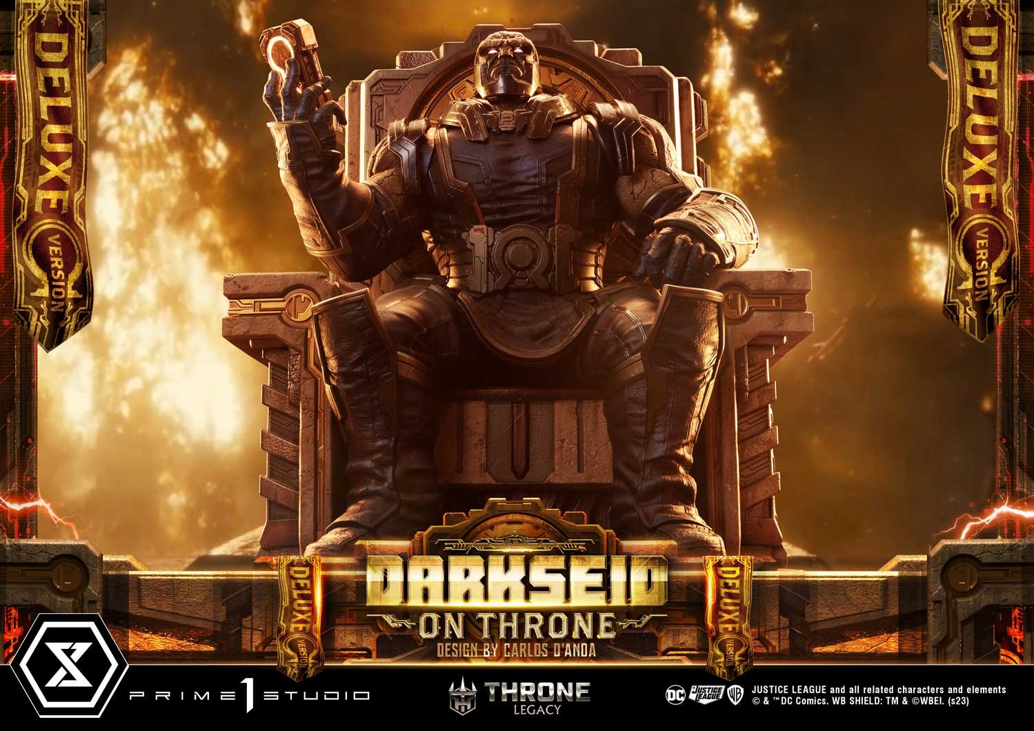 Darkseid on Throne Quarter Scale Statue by Prime 1 Studio | Sideshow Collectibles