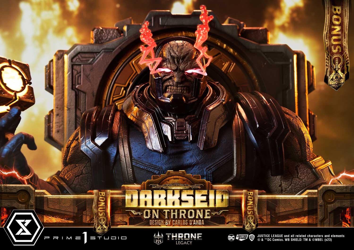 Darkseid on Throne Quarter Scale Statue by Prime 1 Studio | Sideshow Collectibles