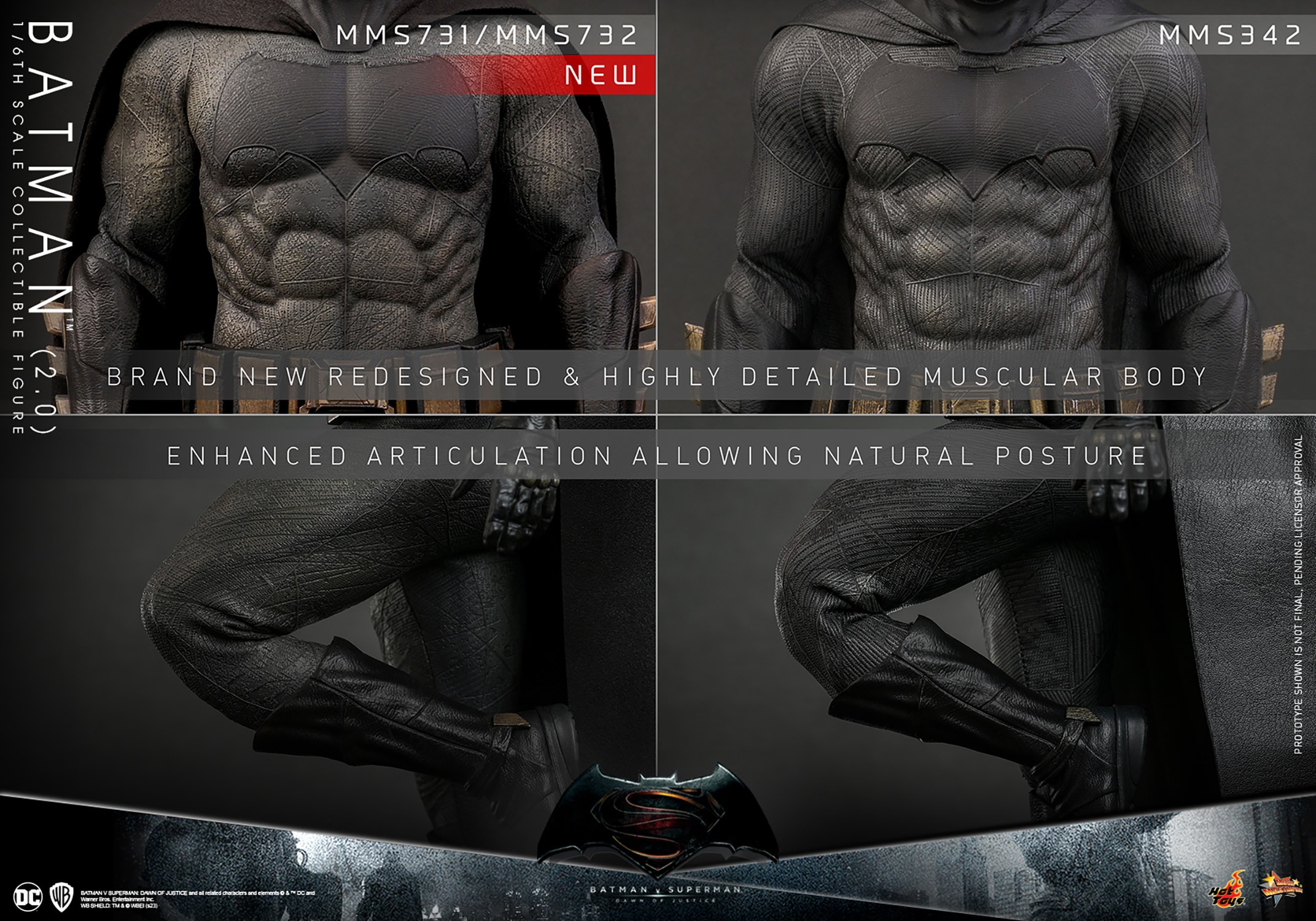 Batman (2.0) Sixth Scale Figure by Hot Toys | Sideshow Collectibles