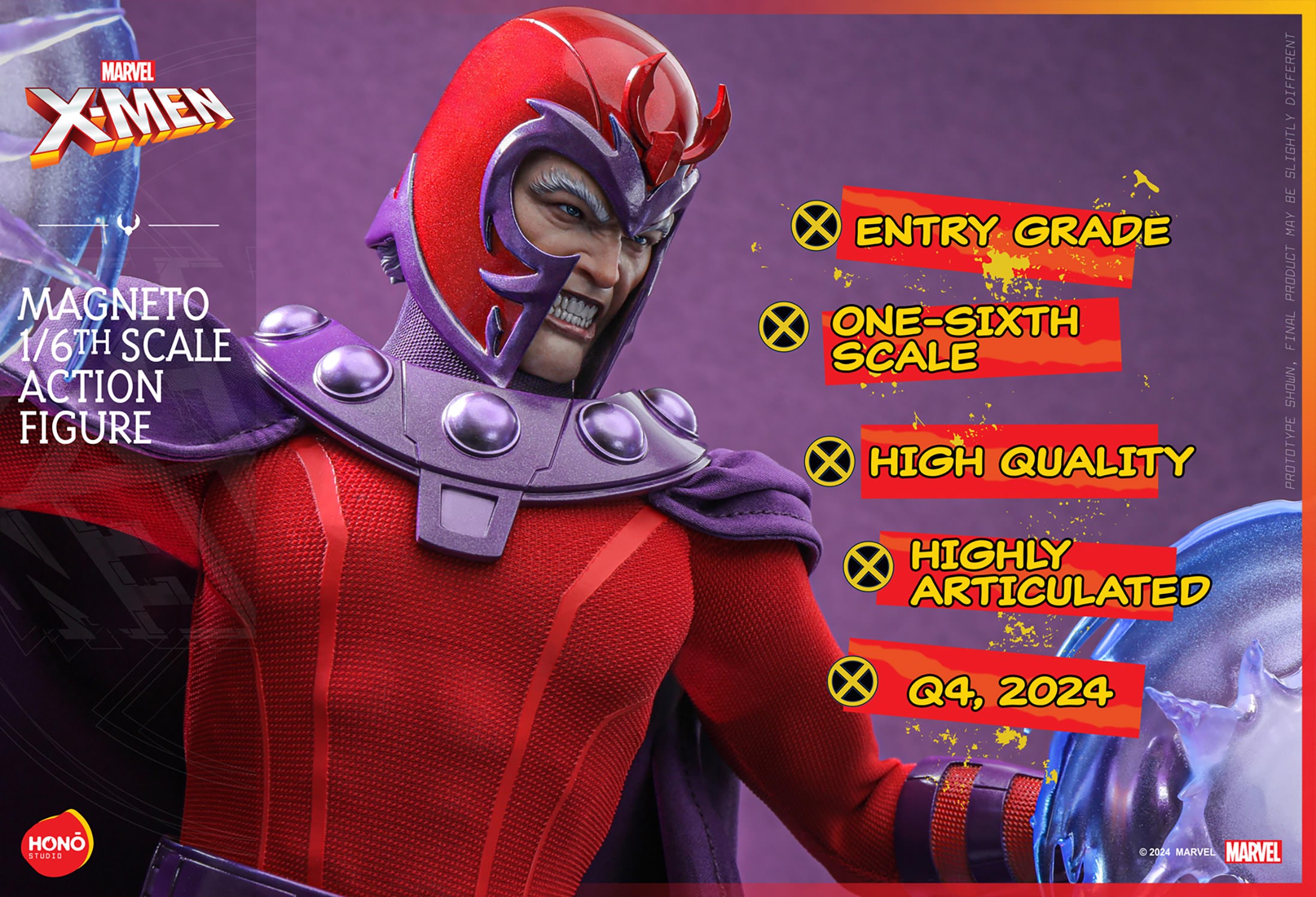 Magneto Action Figure by Honō Studio | Sideshow Collectibles