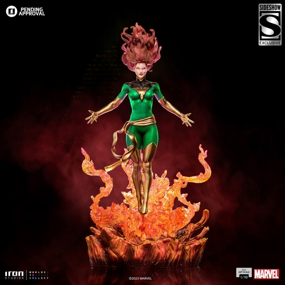 Iron Studios X-Men Phoenix GREEN Variant - Sideshow Exclusive Limited ...