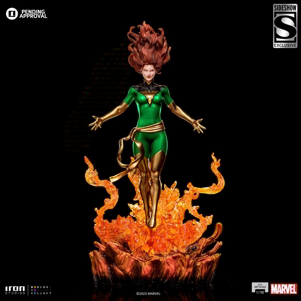 Phoenix Green Variant BDS Art Scale 1:10 Statue by Iron Studios ...