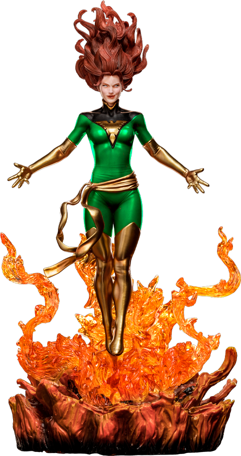 Phoenix Green Variant BDS Art Scale 1:10 Statue by Iron Studios ...