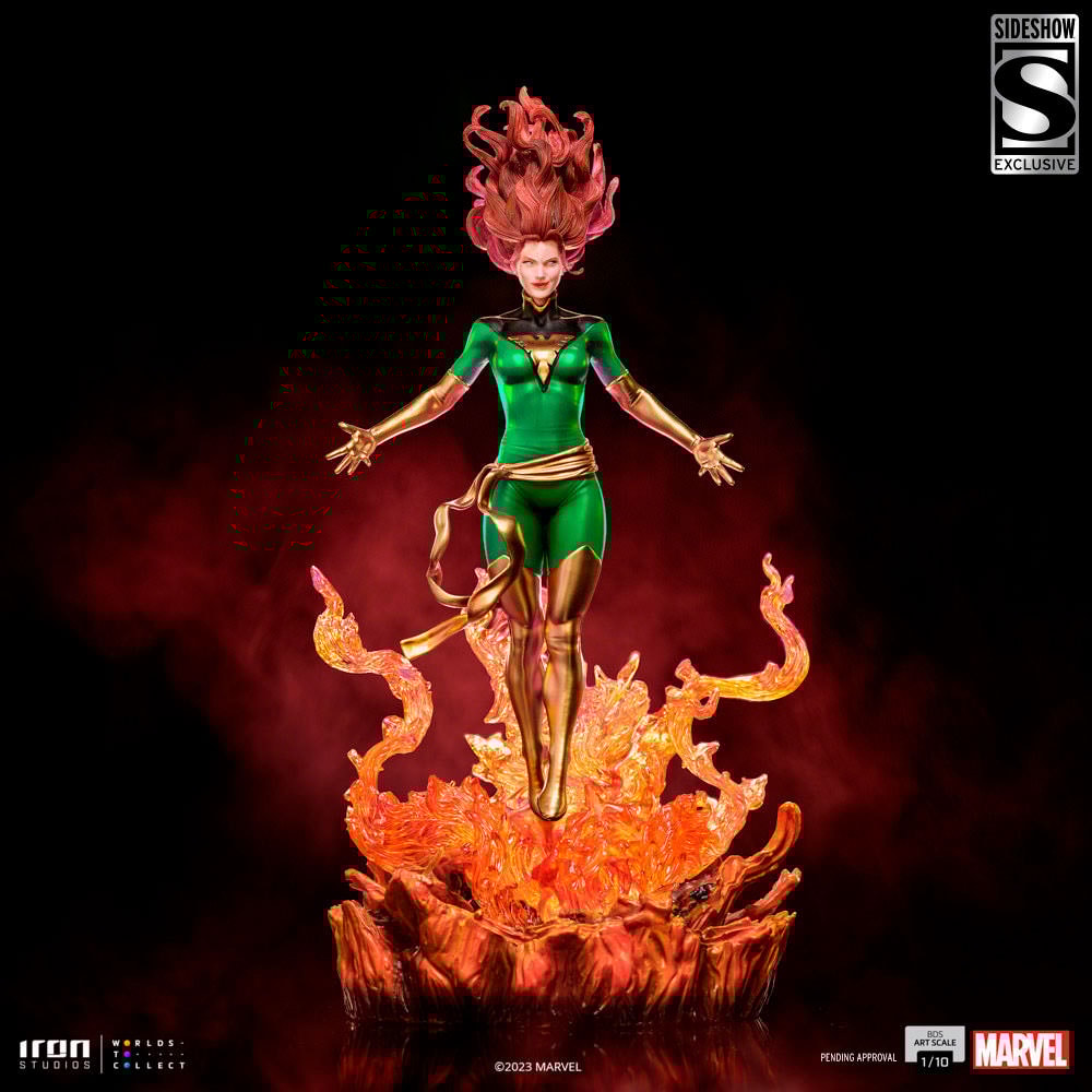 Phoenix Green Variant BDS Art Scale 1:10 Statue by Iron Studios ...