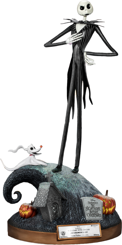 Jack Skellington & Zero Statue by Beast Kingdom | Sideshow Jack Skellington & Zero Statue by Beast Kingdom | Sideshow