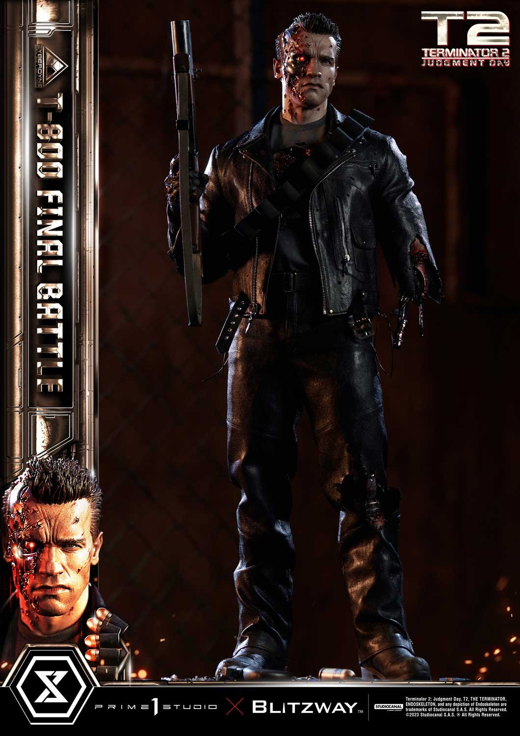 T-800 Final Battle 1:3 Scale Statue by Prime 1 Studio | Sideshow ...