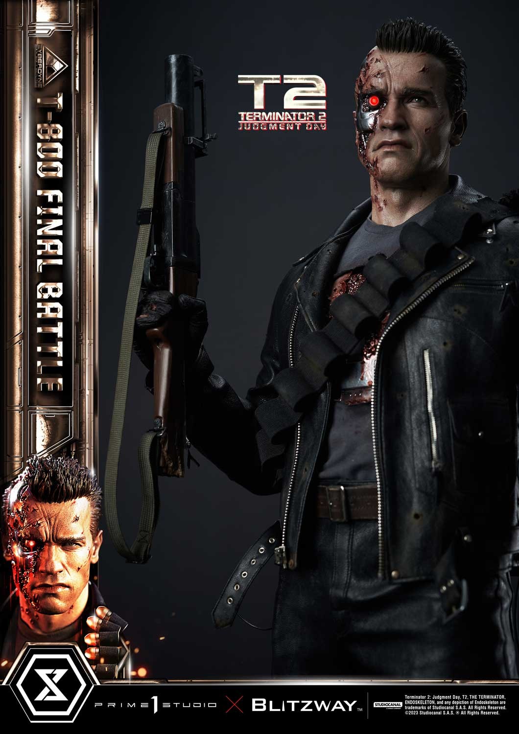 T-800 Final Battle 1:3 Scale Statue by Prime 1 Studio | Sideshow ...