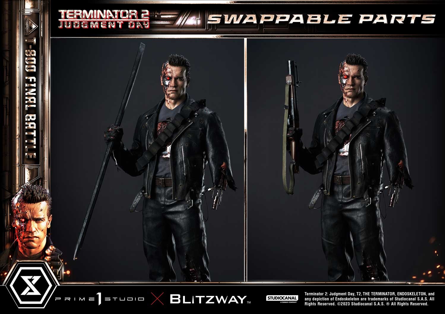 T-800 Final Battle 1:3 Scale Statue by Prime 1 Studio | Sideshow ...