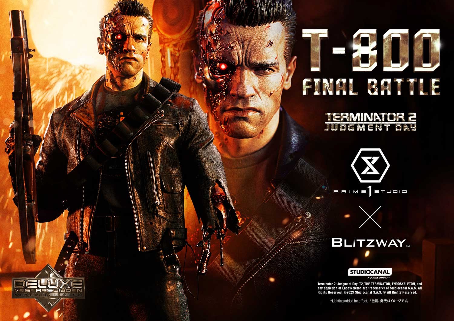 T-800 Final Battle 1:3 Scale Statue by Prime 1 Studio | Sideshow ...