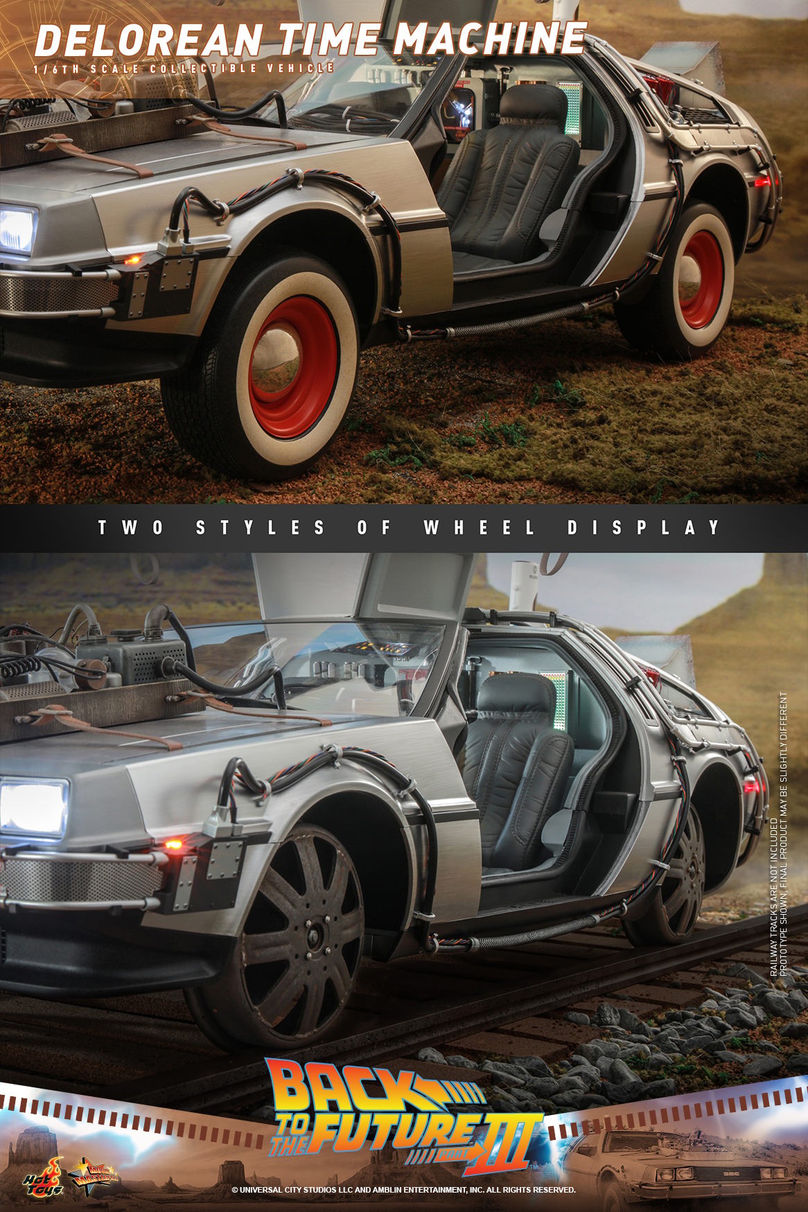 DeLorean Time Machine Sixth Scale Figure Accessory by Hot Toys ...