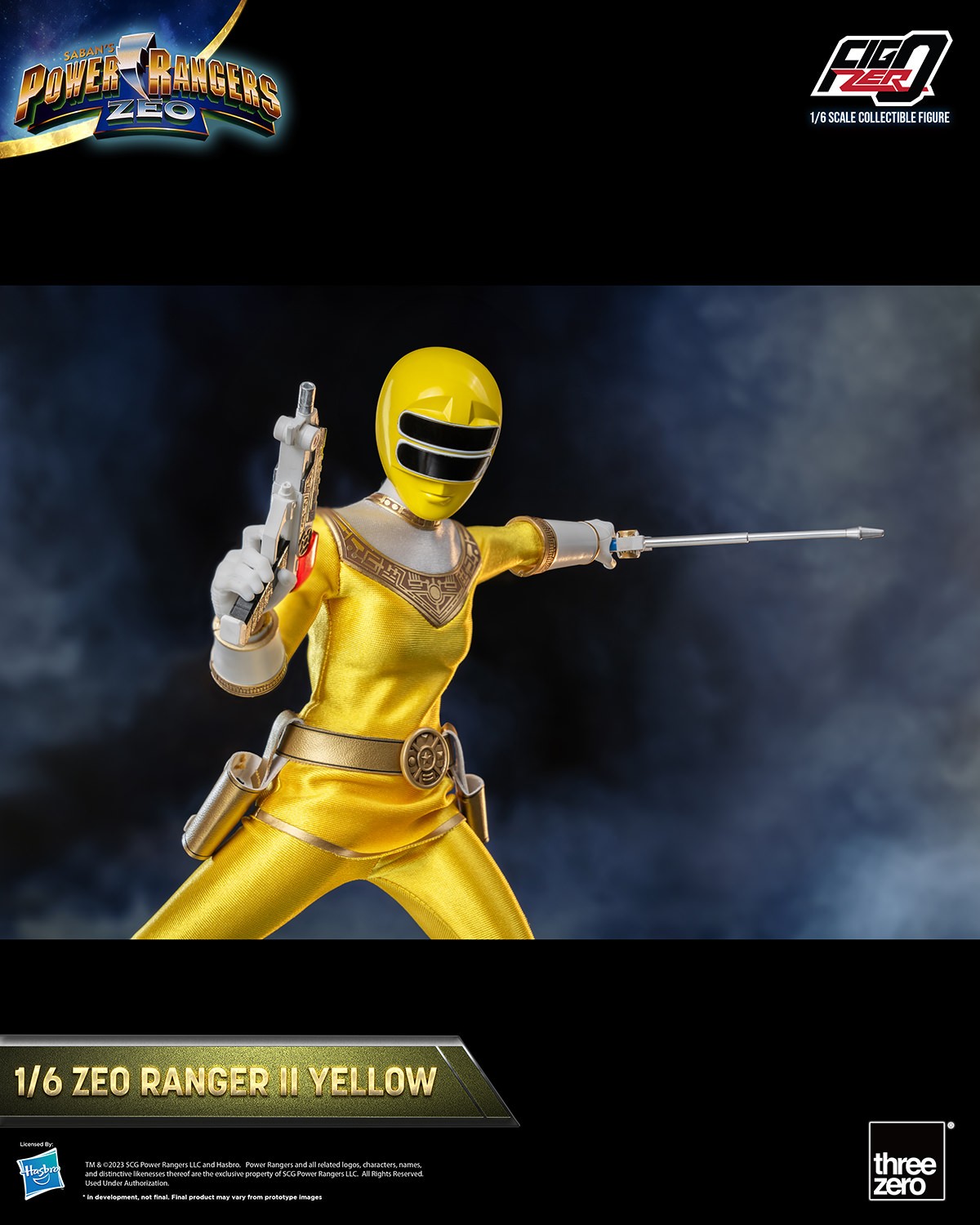 Zeo Ranger II Yellow Sixth Scale Figure by Threezero | Sideshow ...